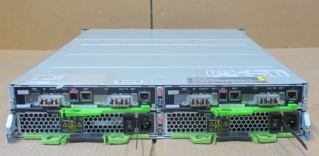 Fujitsu Eternus DX200 S3 2 5" Base 21 6TB 24-Bay 2x Controller 4x FC16G ...
