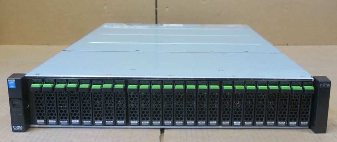 Fujitsu Eternus DX200 S3 2 5" Base 21 9TB 24-Bay 2x Controller 4x FC16G ...