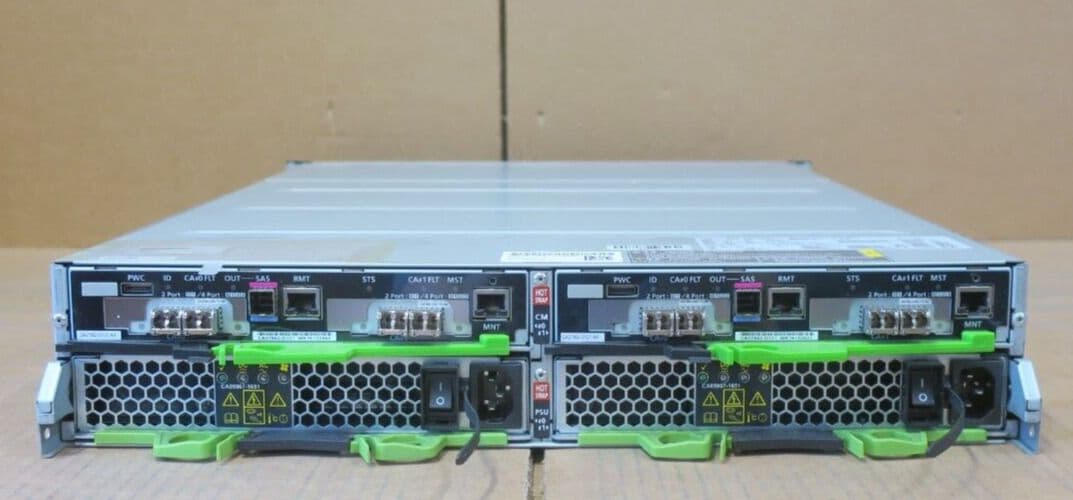 Fujitsu Eternus DX200 S3 2 5" Base 21 9TB 24-Bay 2x Controller 4x FC16G ...