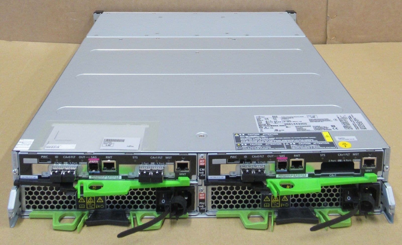 Fujitsu Eternus DX200 S3 24-Bay Disk Storage ET203AU 2x Control Module ...