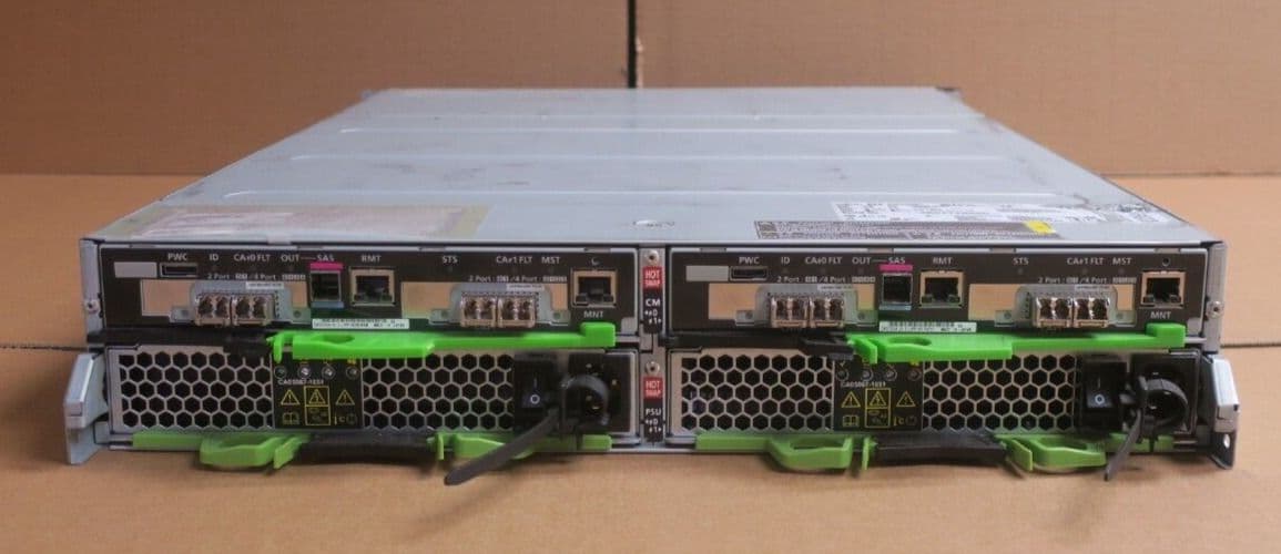 Fujitsu Eternus DX200 S3 24Bay Disk Array 2x Controller Module with 4x ...