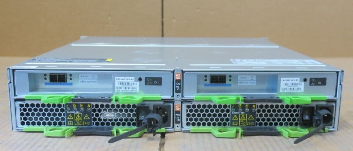 Fujitsu Eternus DX200 S3 Extension Shelf CS-VCES-DX23F 2x IOM12G 21 9TB ...
