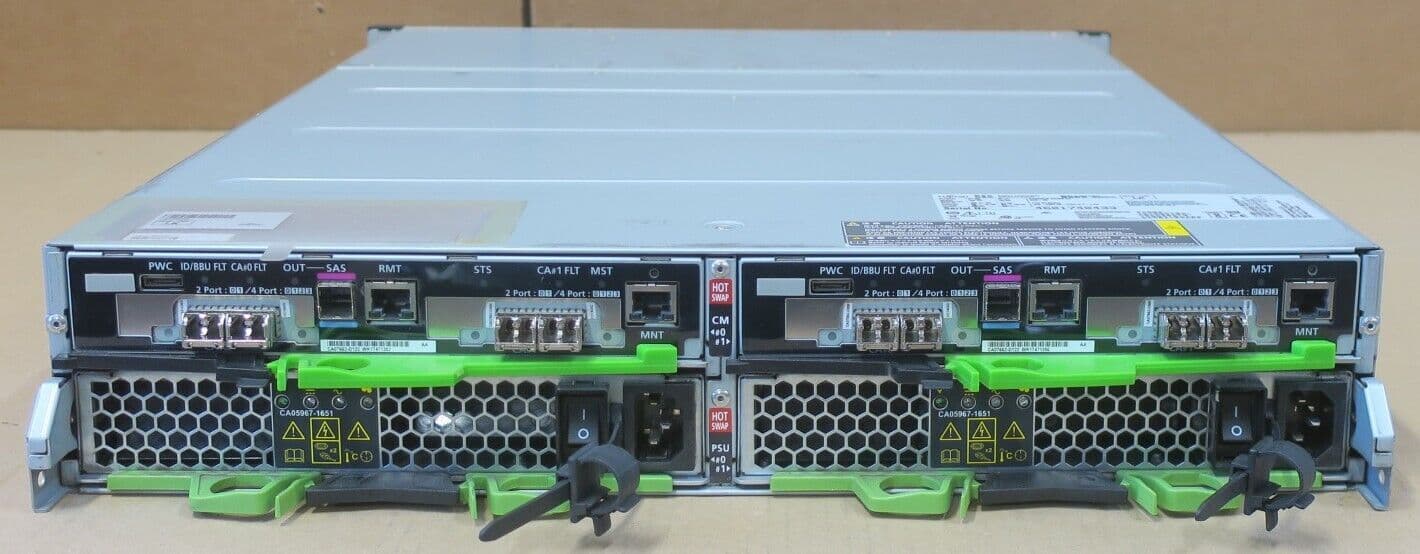 Fujitsu Eternus DX200 S4 2 5" Base 17 46TB 24-Bay 2x Controller 4x ...