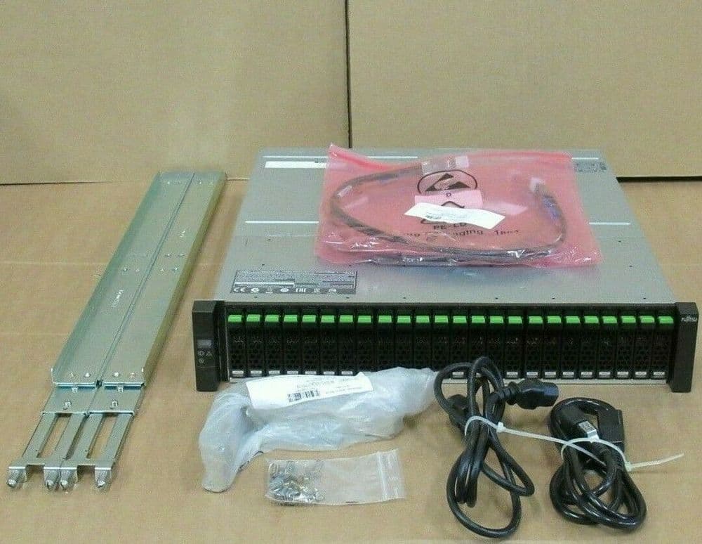 Fujitsu Eternus DX5/600 S3 24TB 24x 1TB 7 2K 2x I/O 12G Controller 2x PSU Rails