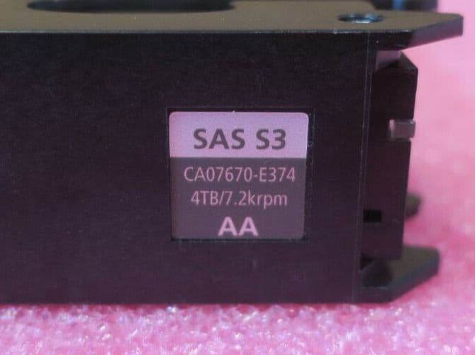 Fujitsu Eternus DX5/600 S3 4TB 7 2K 3 5" SAS 6Gb/s HDD Hard Drive CA07670-E374