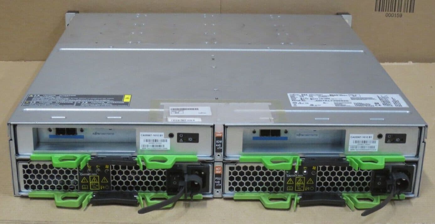 Fujitsu Eternus DX5/600 S3 DriveEnclosure 2x IOM12G 30TB HDD 2x800W PSU ...