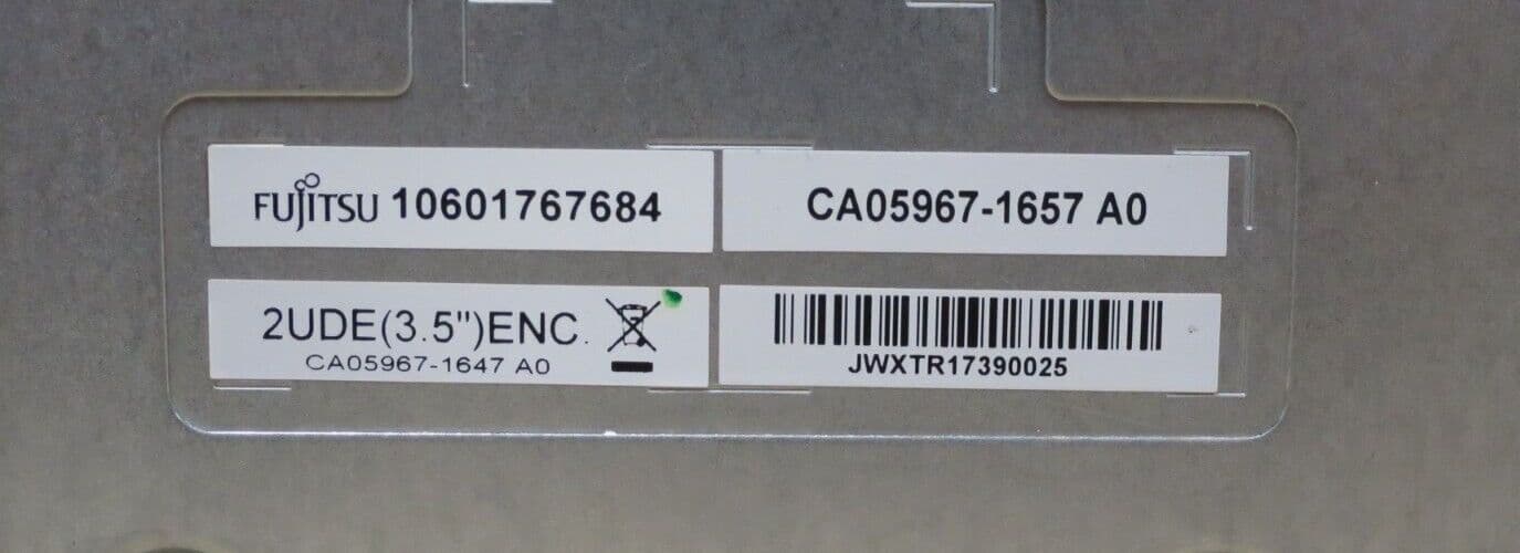 Fujitsu Eternus DX5/600 S3 DriveEnclosure 2x IOM12G 30TB HDD 2x800W PSU ETPEBDU