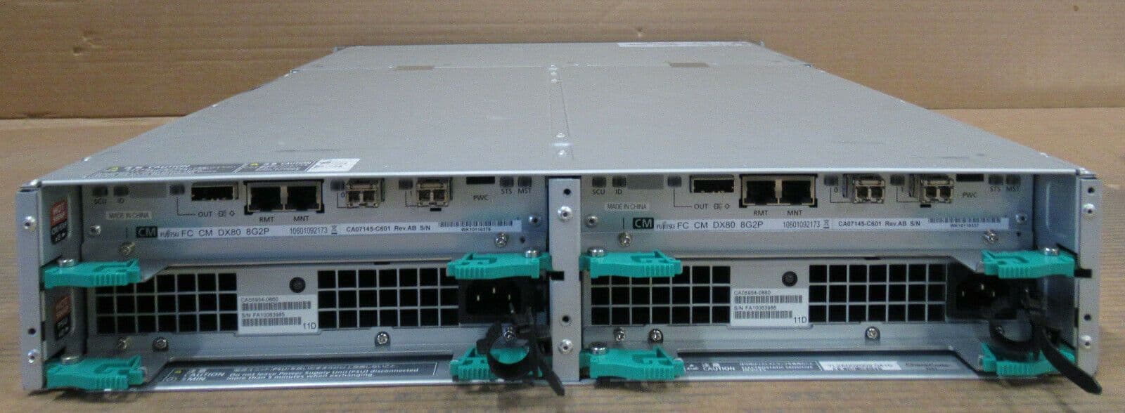 Fujitsu Eternus DX80 12-Bay Dual iSCSI FC 8GB Storage Array FTS ET08E22AG