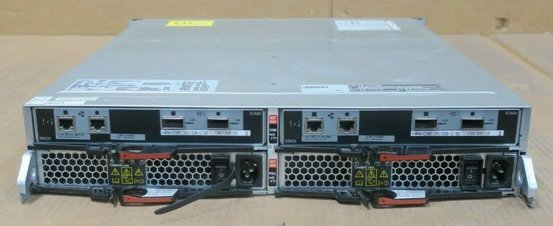 Fujitsu Eternus DX80/90 S2 24-Bay 14 8TB SAS Enclosure FTS-ETEAD2CU 2x IOM6