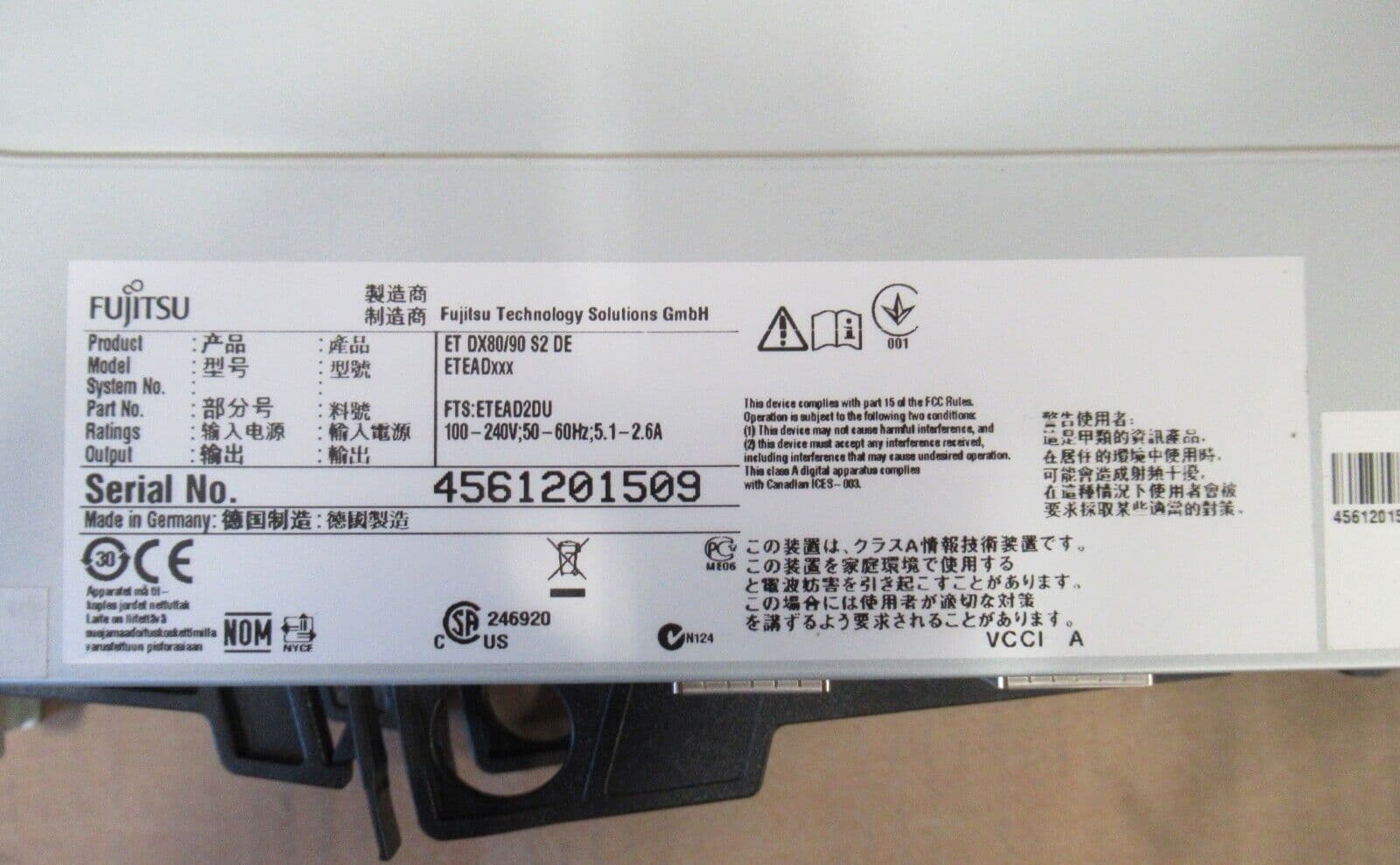 Fujitsu Eternus DX80/90 S2 DE 12x 3 5" Bay SAS Enclosure 2x IOM6 FTS ...
