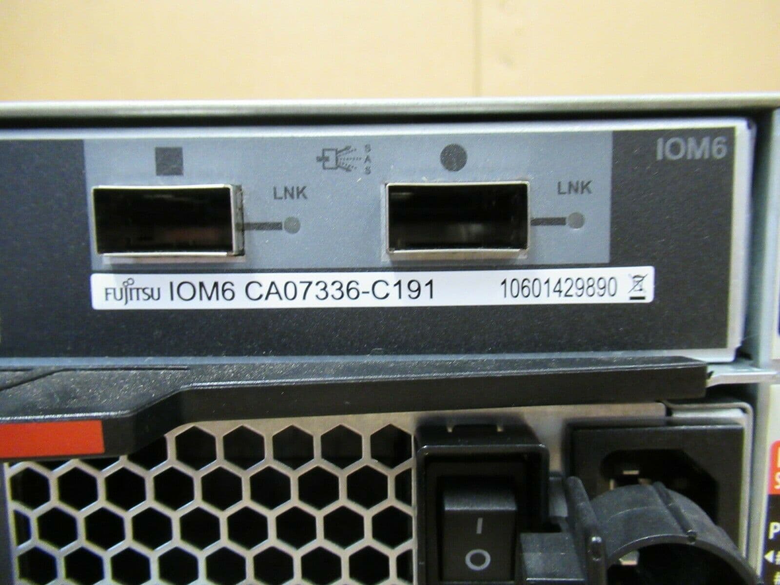 Fujitsu Eternus DX80/90 S2 DE 24-Bay SAS Enclosure Chassis 1x IOM6 FTS ...