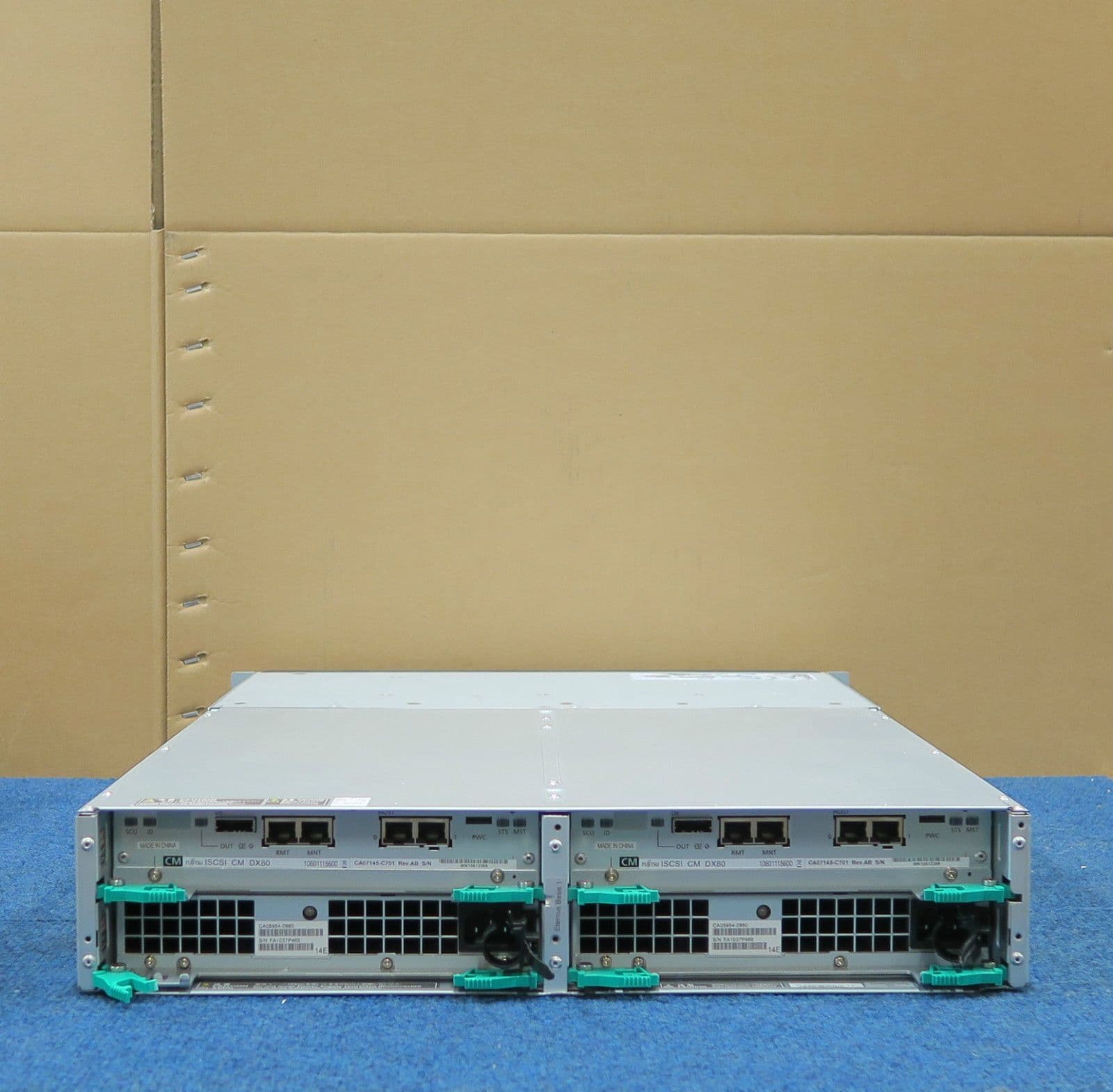 Fujitsu Eternus DX80 Base 4 8TB iSCSI SAS Hard Drive Array 4x 600GB 15k ...