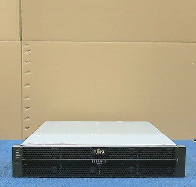 Fujitsu Eternus DX80 Base 4 8TB iSCSI SAS Hard Drive Array 4x 600GB 15k ...