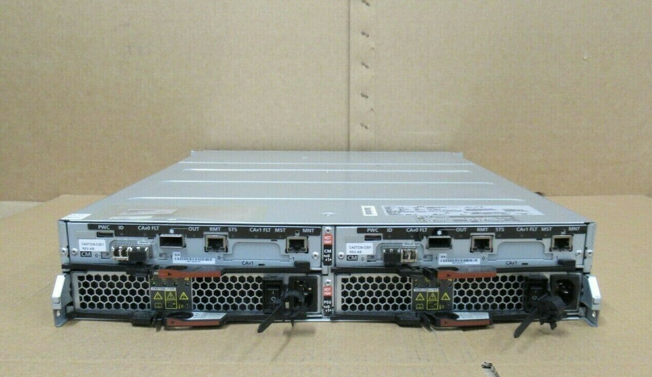 Fujitsu Eternus DX90 S2 24 Bay Enclosure FTS-ET092DCU 2x CA07336-C001 ...