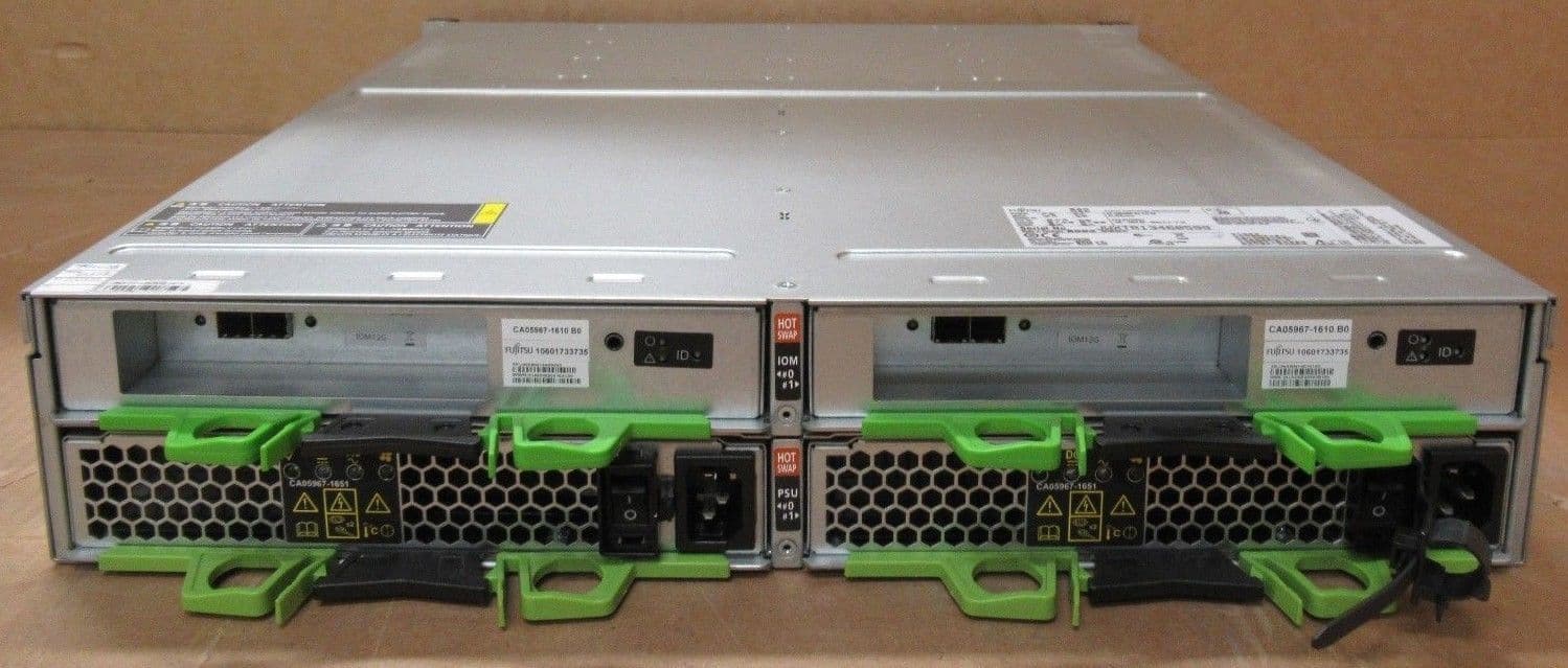 Fujitsu Eternus ETPEBDU DX5/600 S3 12x 3 5" Drive Enclosure 2x IOM12G & Rails