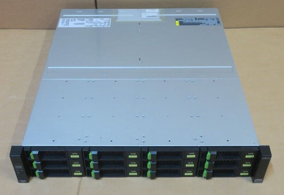 Fujitsu Eternus JX40 S2 Rack Storage Subsystem Array 120TB 12x 10TB 7 ...