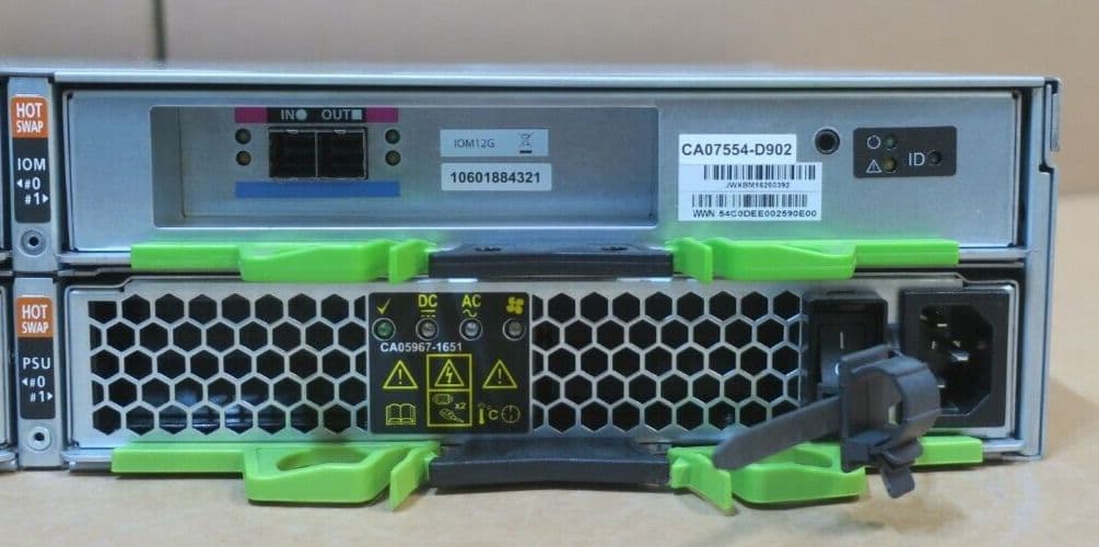 Fujitsu Eternus JX40 S2 Rack Storage Subsystem Array 2x IOM12G 12x 6TB ...