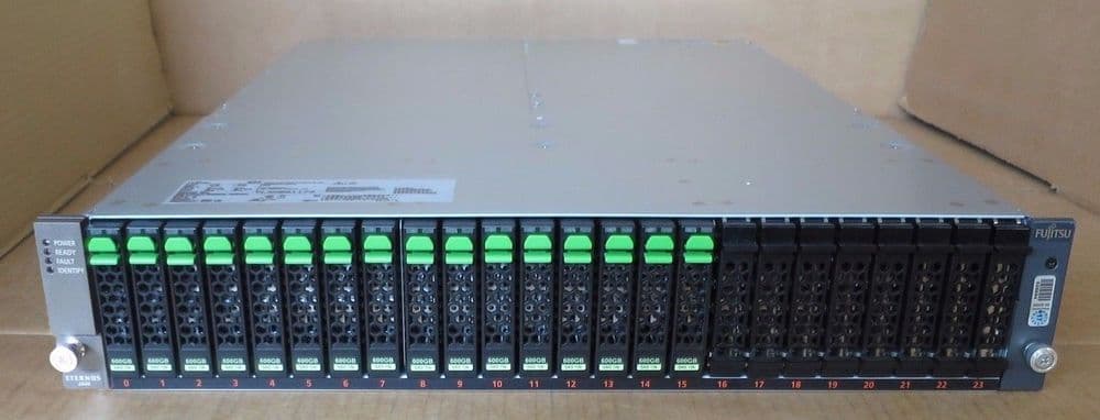 Fujitsu ETERNUS JX40 Storage Subsystem 24x Bay 16x 600GB FTS ETJXS11BG ...