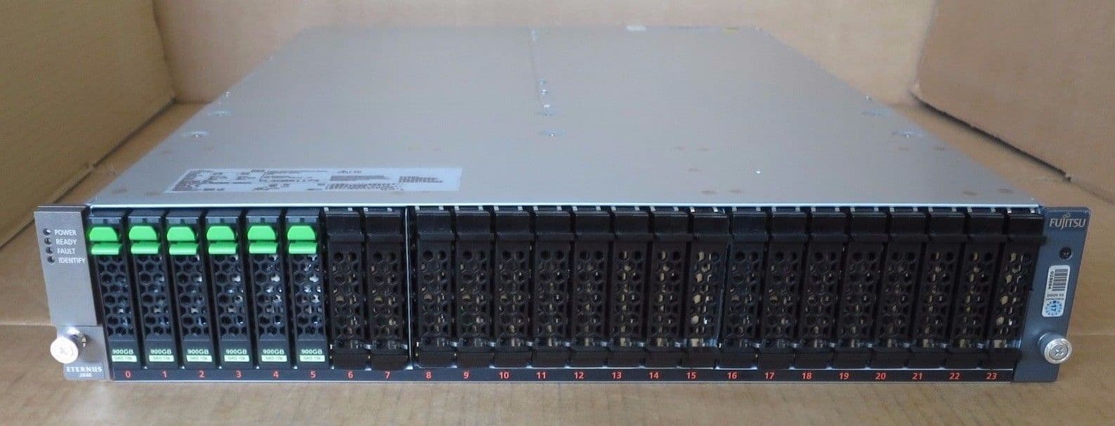 Fujitsu ETERNUS JX40 Storage Subsystem 24x Bay 6x 900GB FTS ETJXS11BG ...