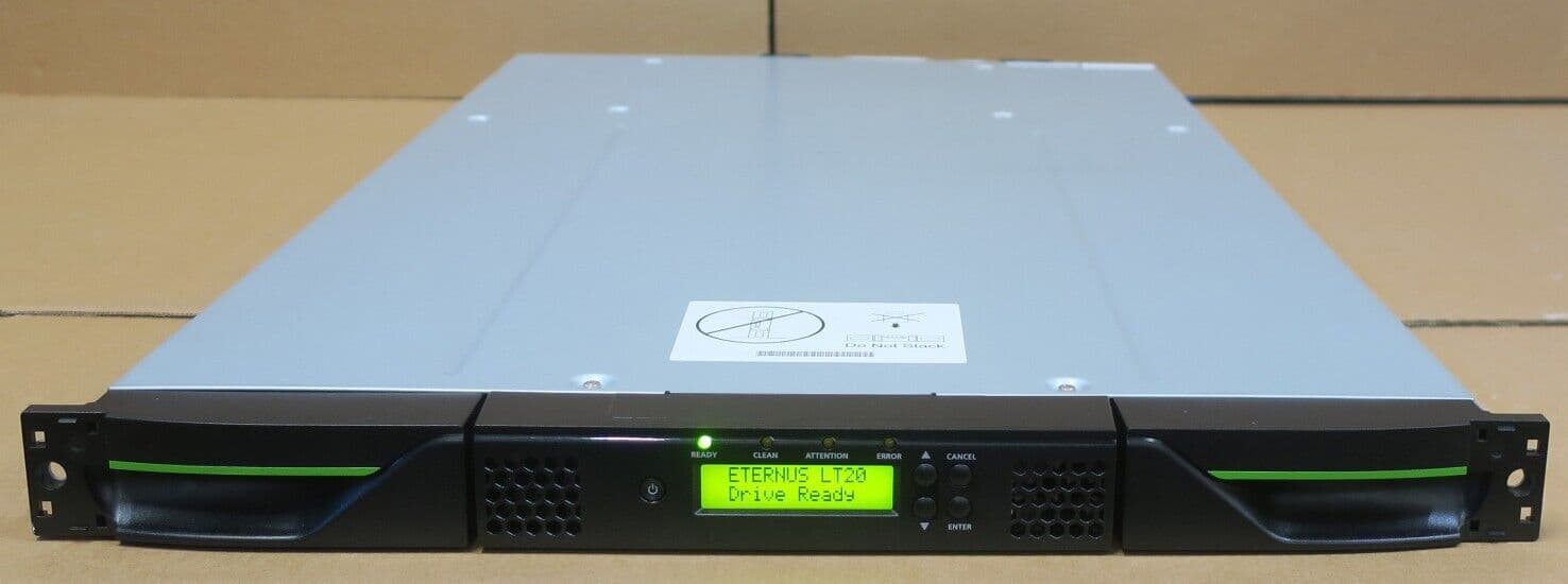 Fujitsu Eternus LT20 S2 FTS LT20S2KNXU 8-Slot Tape Library Auto Loader ...