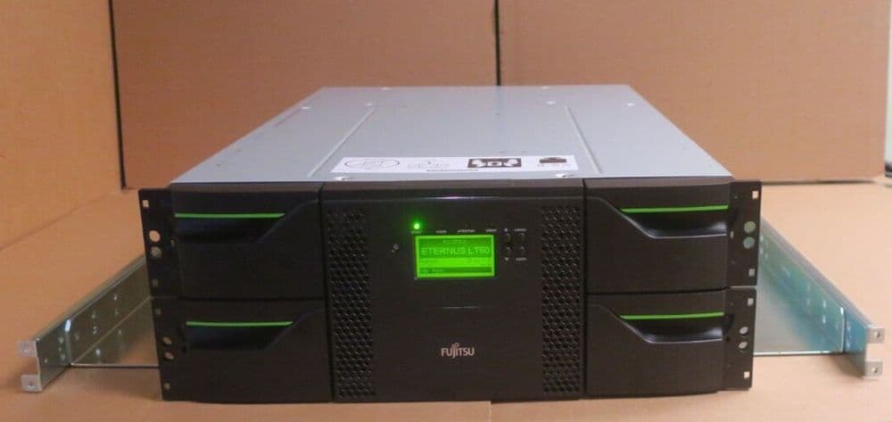 Fujitsu Eternus LT60 S2 FTS LT60S2KNXU 48-Slot Tape Library Auto Loader ...