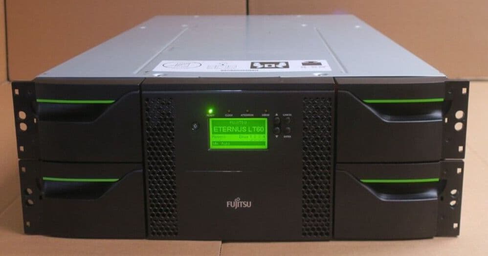 Fujitsu Eternus LT60 S2 FTS LT60S2KNXU 48-Slot Tape Library Auto Loader ...