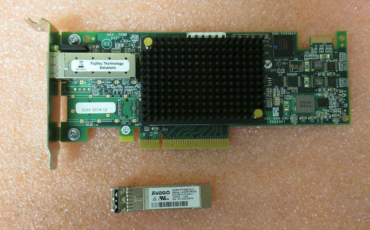 Fujitsu Fibre Channel Host Bus Adapter Emulex LightPulse LPe16000 LP ...
