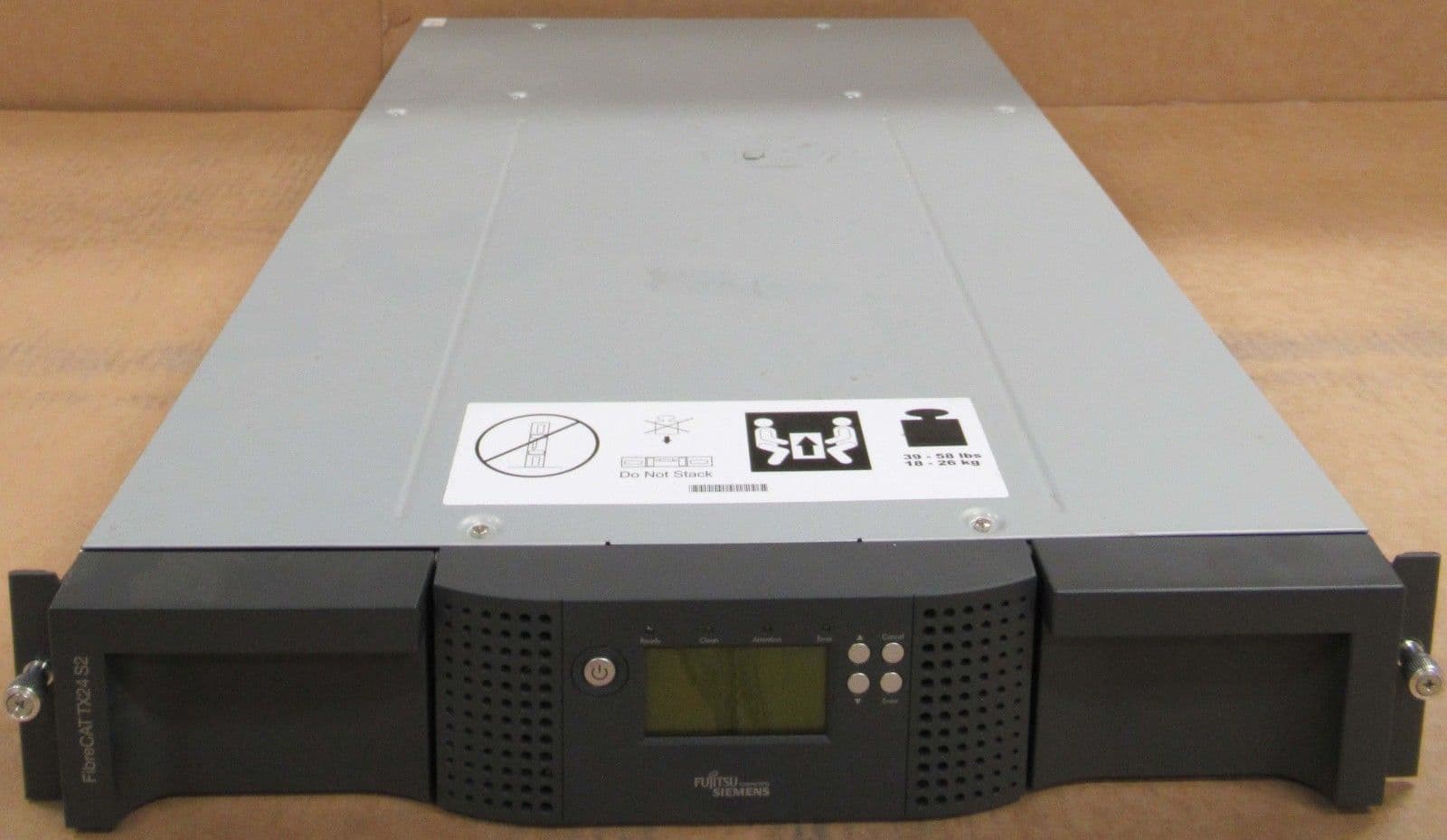 Fujitsu FibreCat TX24 S2 Tape Drive Library FCTX24S-112-L4F 1x LT04 ...