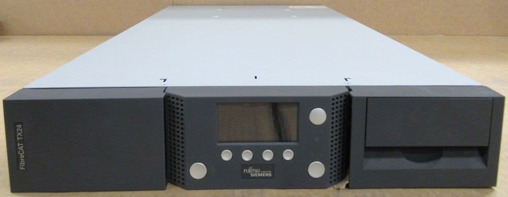 Fujitsu FibreCat TX24 Tape Drive Library 260052-102CAN LTO Ultrium3 23R5099