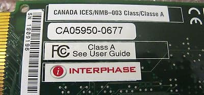 Fujitsu Four Port Primepower Fast Ethernet Card - CA0595-0677