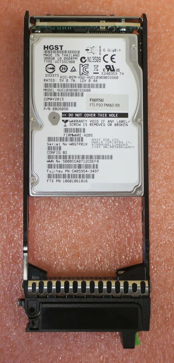 Fujitsu FTS ETFDB9 DX1/200 S3 900GB 2 5" SAS 12G DX100 D3 DX200 S3 CA07670-E704