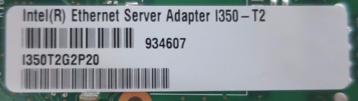 Fujitsu INE I350T2G1P20 2x1Gb I350-T2 Dual Port Gigabit Ethernet Adapter