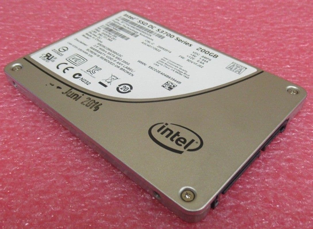 Fujitsu Intel SSD DC S3700 Series 200Gb 2 5" SATA 6GB/s SSD S26361 ...