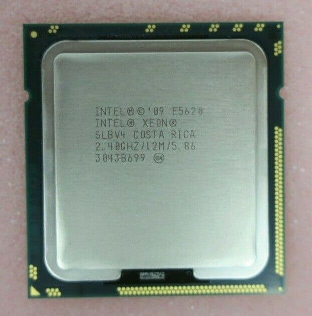 Fujitsu Intel Xeon Quad Core E5620 2 4GHz Processor CPU LGA1366 SLBV4 ...