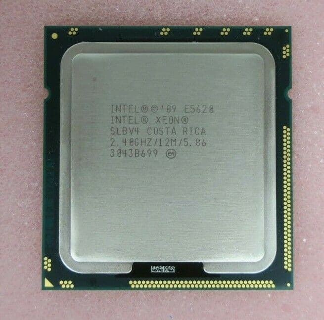 Fujitsu Intel Xeon Quad Core E5620 2 4GHz Processor CPU LGA1366 SLBV4 W ...