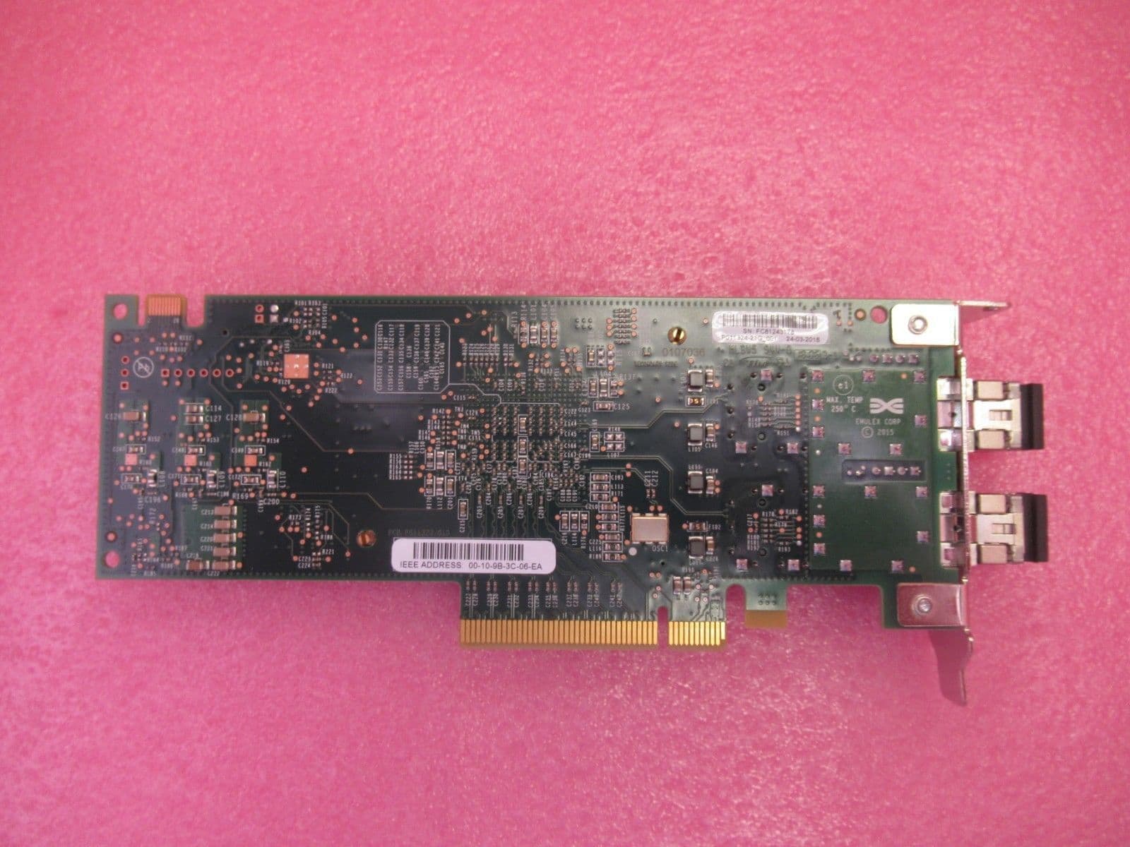 Fujitsu LPe32002-M2-F Host CTRL FC 32Gb MM EK 32GBps HBA with 2 x 32GB SFP