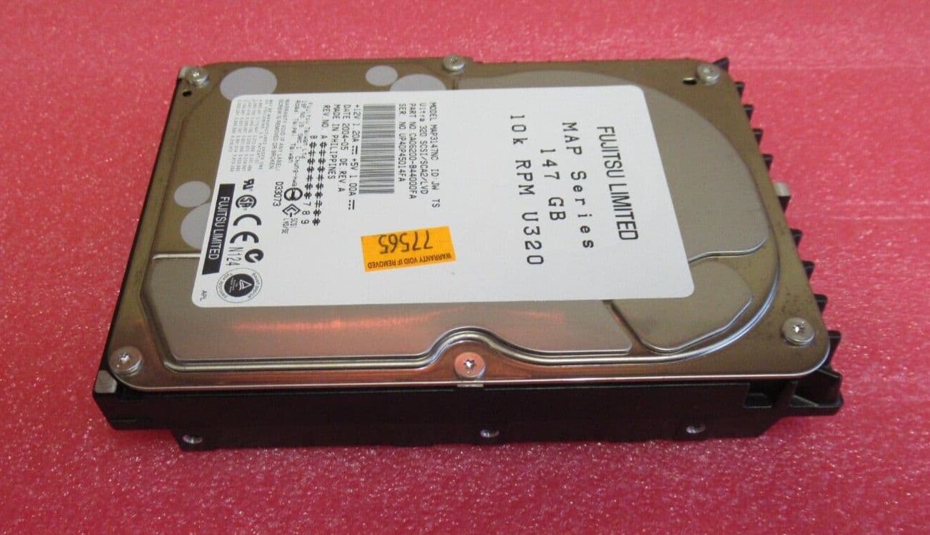 Fujitsu MAP3147NC Enterprise 147GB 10000RPM U320 SCSI 80P 8MB 3 5 ...