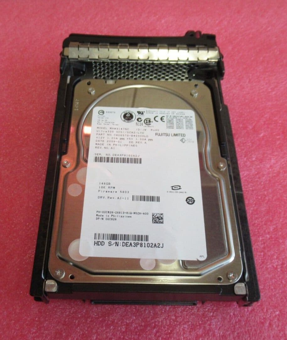 Fujitsu MAW3147NC Enterprise 147GB 10000RPM U320 SCSI 80P 8MB 3 5& x22; Internal HDD