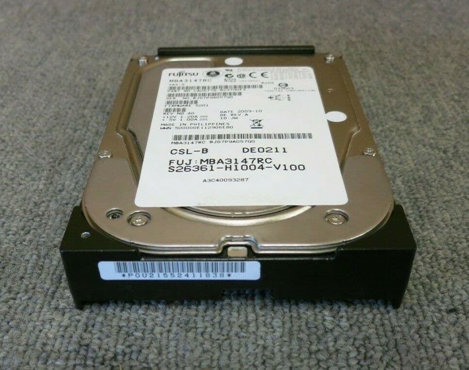 Fujitsu MBA3147RC CA06778-B23700FS Enterprise 147GB 15000RPM SAS 16MB 3 ...