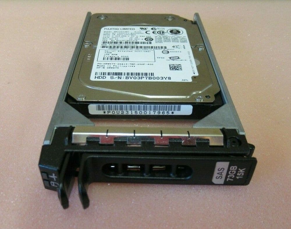 Fujitsu MBC2073RC CA06771-B20300DL Enterprise 73 5GB 15000RPM SAS 16MB ...