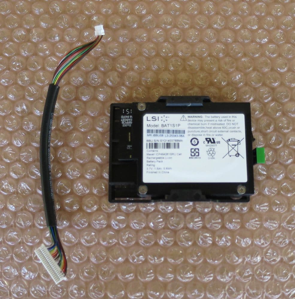 Fujitsu MR iBBU08 Battery L3-25345-06A With Cable A3C40092034 T26139 ...