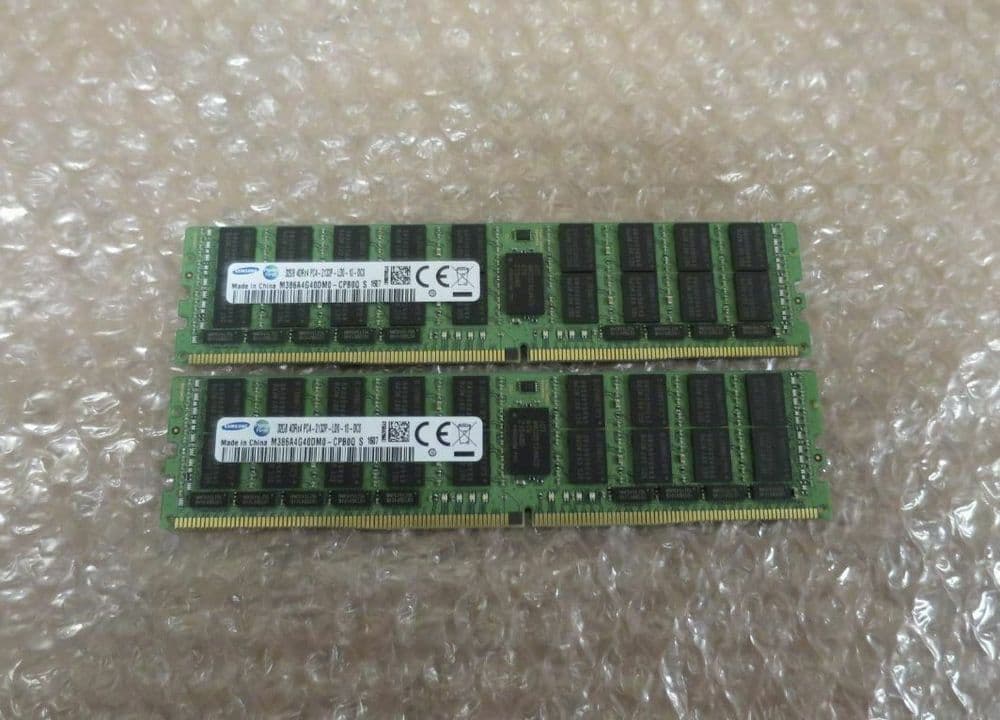 Fujitsu ORIGINAL S26361-F3897-L644 - 64GB 2x32GB PC4-17000 DDR4 4RX4 Memory