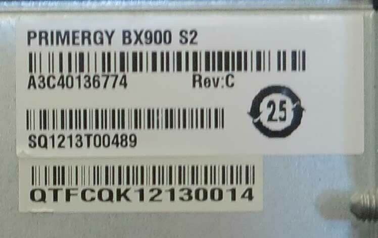 Fujitsu Primergy 18-Slot BX900 S2 6x BX920 S3 4x BX920 S2 2x BX924 S3 ...