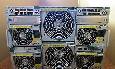 Fujitsu PRIMERGY BX600 w/ 10 x BX620 S4 Blade Servers 20 x QUAD Core ...