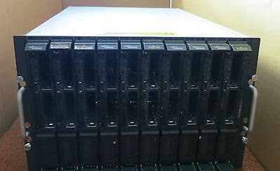 Fujitsu PRIMERGY BX600 w/ 10 x BX620 S4 Blade Servers 20 x QUAD Core ...