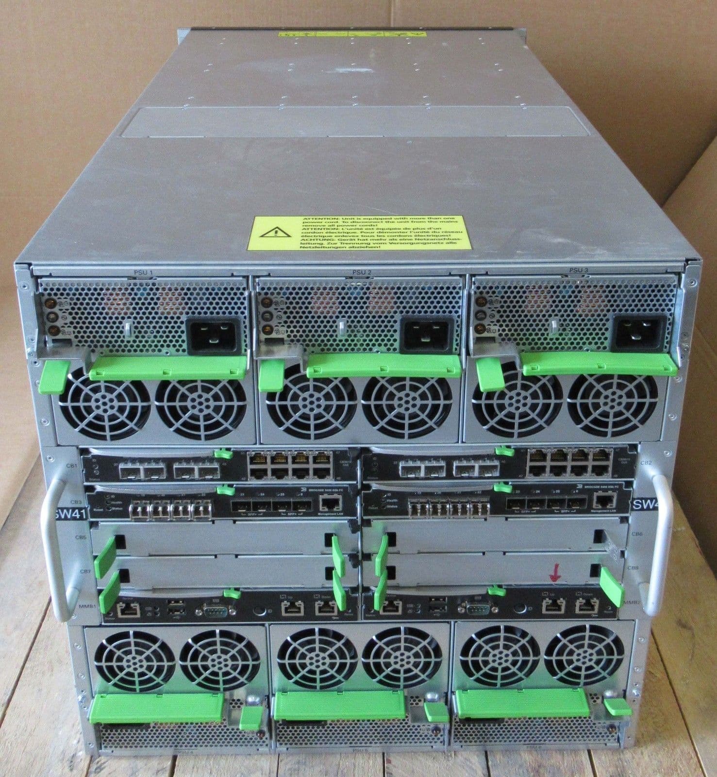 Fujitsu Primergy BX900 S2 Blade Chassis 18-Slot 13x Blades S26361-K1421 ...