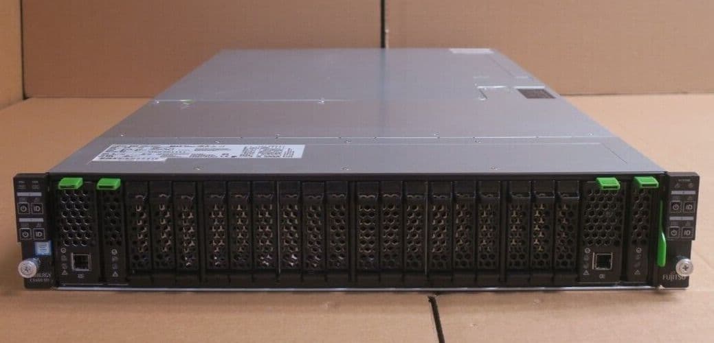 Fujitsu Primergy CX400 M1 18Bay 2U Chassis CX2550 M2 Node 2x E5-2620v4 ...