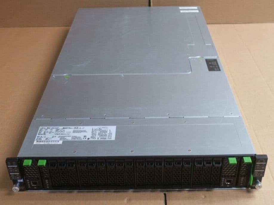 Fujitsu Primergy CX400 M1 18Bay 2U Chassis CX2550 M2 Node 2x E5-2620v4 ...