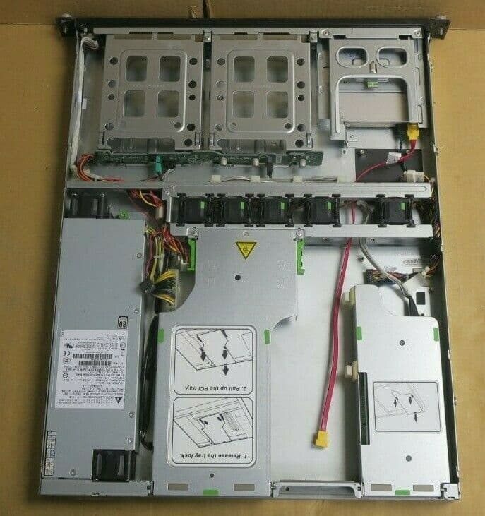 Fujitsu Primergy RX100 S6 2x 3 5" SAS Bays 350W Rackmount 1U Server ...