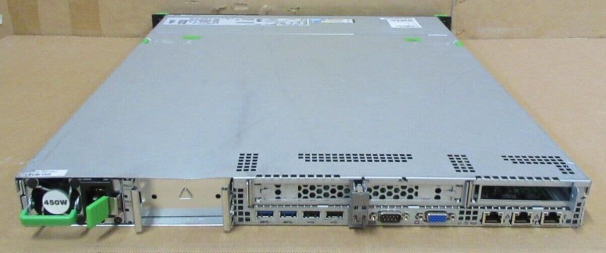 Fujitsu Primergy RX1330 M1 4C E3-1220v3 8GB DDR3 Ram 4x 3 5" Bay Server ...